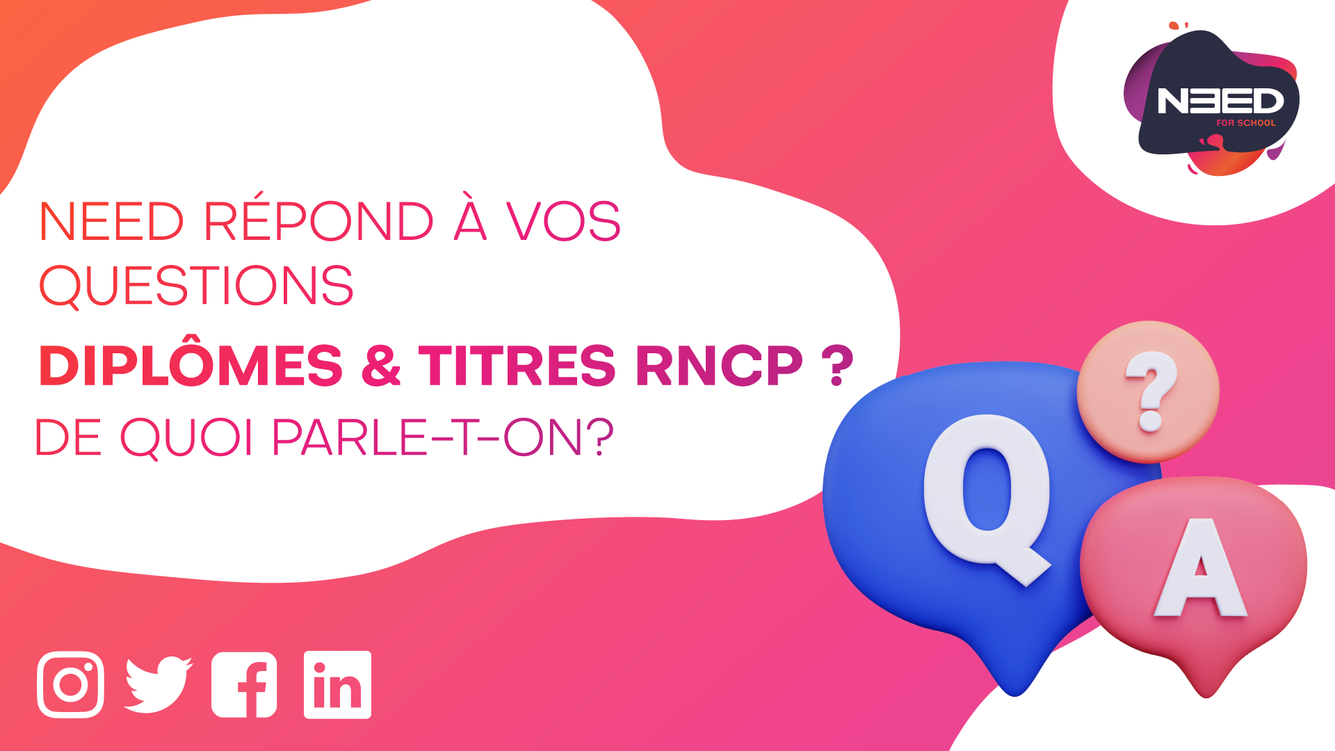 Titre RNCP? Définition et différence- Need for School
