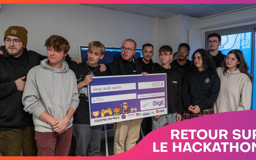 RETOUR SUR LE HACKATHON JEU DE SOCIÉTÉ DIGITAL